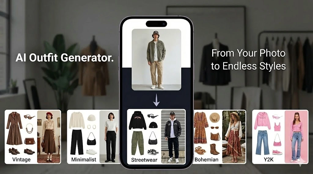 AI Outfit Generator: Create Aesthetic OOTD - No Sign-Up