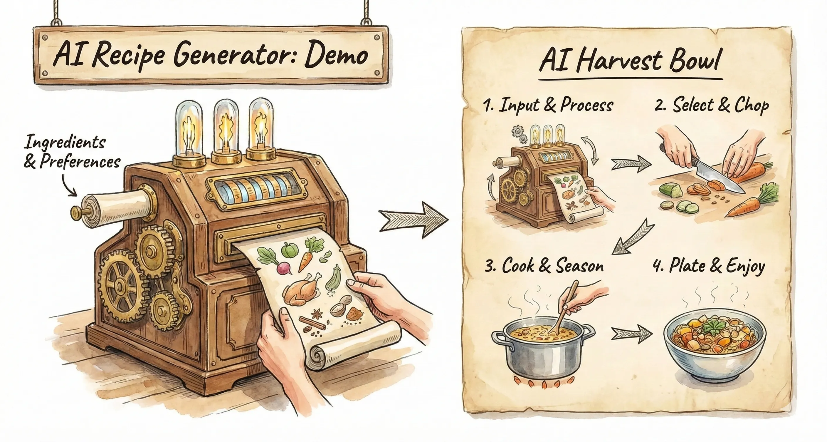 Nano Banana Pro - Free AI Recipe Generator, No Sign-Up
